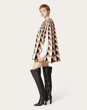 Valentino Garavani Hook Detail Cape