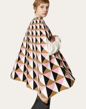 Valentino Garavani Hook Detail Cape