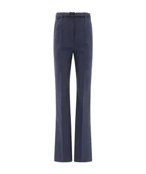 Valentino Garavani Vlogo Straight-leg Tailored Trousers - Black