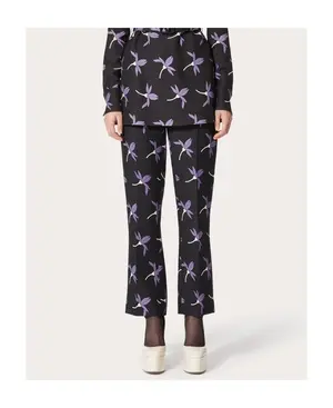 Valentino Garavani Fairy Flowers Print Trousers