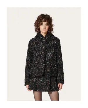 Valentino Garavani Tweed Pois Jacket