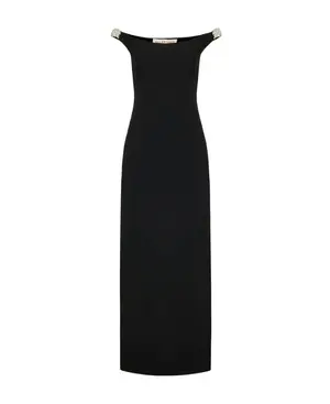 Valentino Garavani One-collar Strapless Dress - Black