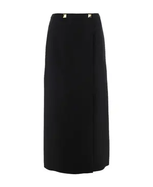Valentino Garavani Roman Stud Wrap Skirt