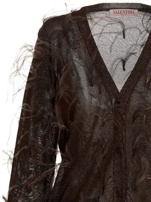 Valentino Garavani V-neck Long-sleeved Cardigan