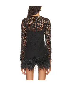 Valentino Garavani Logo Lace Blouse