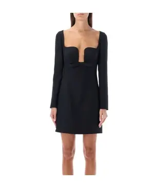 Valentino Garavani Bow-detail Minidress - Black