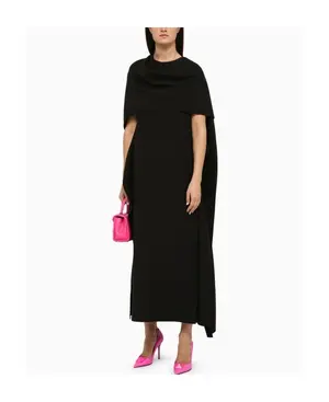 Valentino Garavani Draped Midi Dress