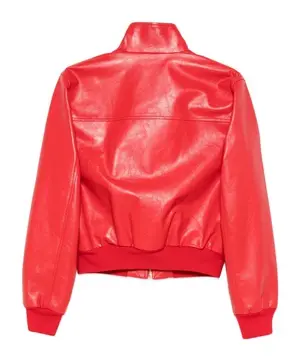 Bally Long-sleeved Leather Jacket