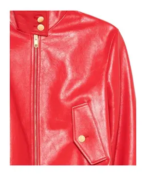 Bally Long-sleeved Leather Jacket