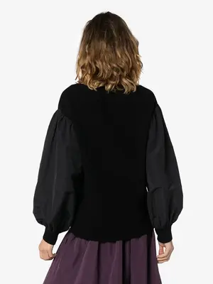 Valentino Garavani Balloon-sleeve Knit Jumper