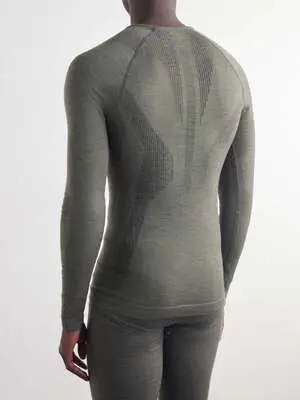 Falke Seamless Virgin Wool-blend Ski Base Layer