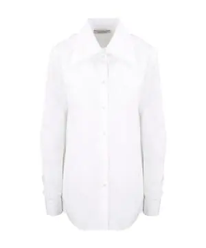 Valentino Garavani Buttoned Long-sleeved Shirt - White