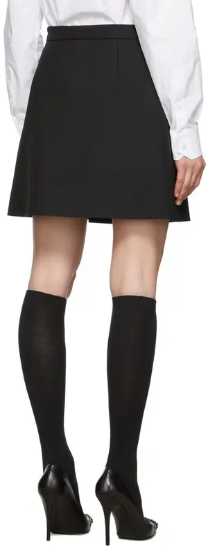 Valentino Garavani Riveted Detail Skirt