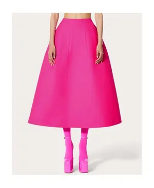 Valentino Garavani High-rise A-line Skirt