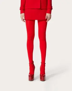 Valentino Garavani Texture Double Crepe Skirt