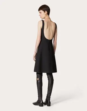 Valentino Garavani Open Back Sleeveless Mini Dress