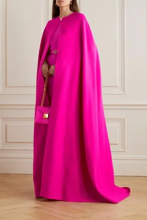 Valentino Garavani Wool Cloak With Ornament