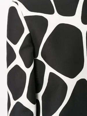 Valentino Garavani Giraffe Print Foulard Blouse