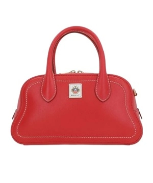 Bally Unda Top Handle Bag - Red