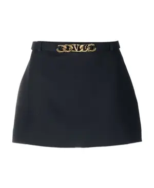 Valentino Garavani Chain-trim High-waisted Skort