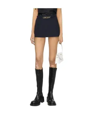 Valentino Garavani Chain-trim High-waisted Skort