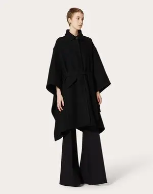 Valentino Garavani Lapel Strap Cape