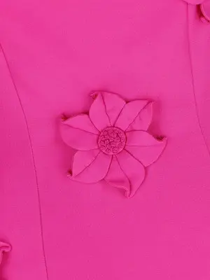 Valentino Garavani Floral Detail Mini Dress