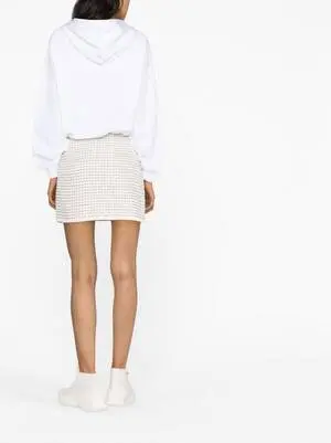 Valentino Garavani Sequinned-logo Detail Hoodie