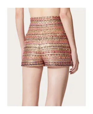 Valentino Garavani Metallic Jacquard Shorts