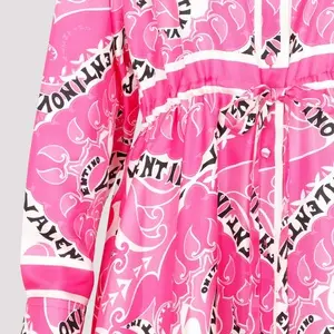 Valentino Garavani Logo-print Shirt Dress