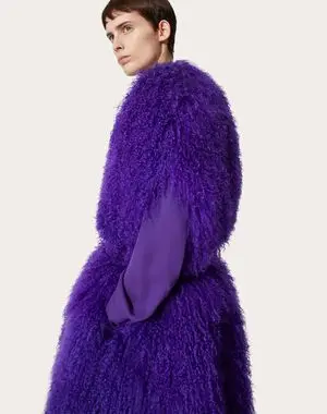 Valentino Garavani Belted Sleeveless Coat