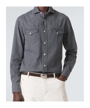 Brunello Cucinelli Denim Shirt