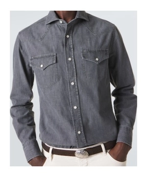 Brunello Cucinelli Denim Shirt