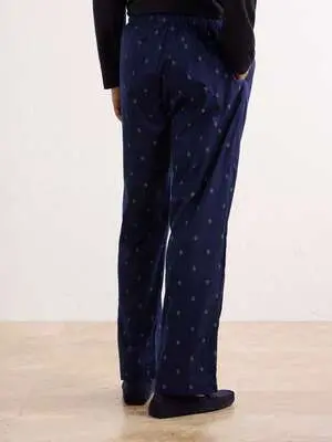 Derek Rose Nelson 111 Straight-leg Cotton-poplin Pyjama Trousers