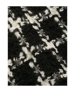 Valentino Garavani Tweed Checkered Vgold Coat