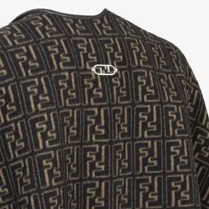 Fendi Wool Poncho
