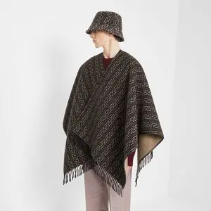 Fendi Wool Poncho