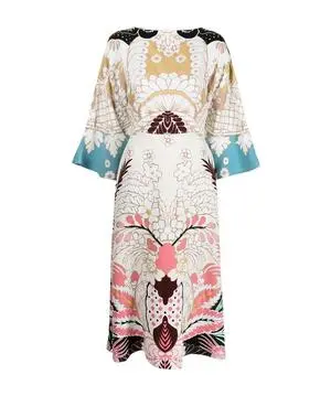Valentino Garavani Cady Printed Dress - White