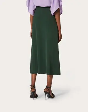 Valentino Garavani Silk Wrap Midi Skirt