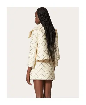 Valentino Garavani Spread-collar Cropped Jacket