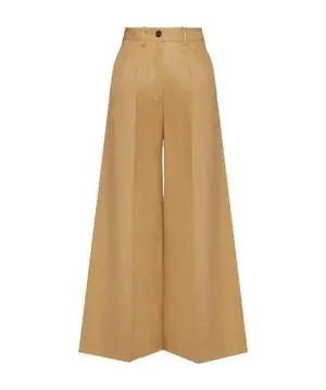 Valentino Garavani Flared Cropped Trousers - Nude