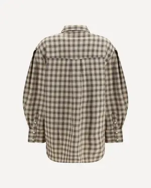 GANNI Relaxed Check Shirt