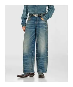 DIESEL® 1982 D-hakou-fsj1 Wide-leg Jeans