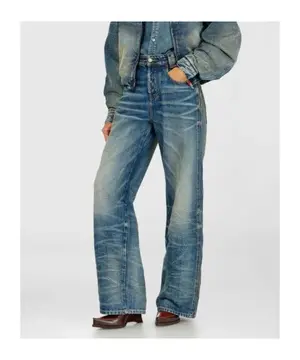 DIESEL® 1982 D-hakou-fsj1 Wide-leg Jeans