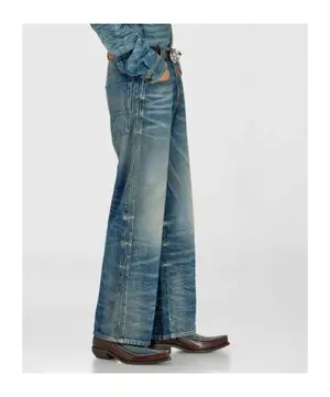 DIESEL® 1982 D-hakou-fsj1 Wide-leg Jeans