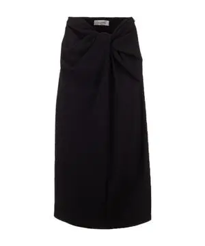 Valentino Garavani Cady Midi Skirt - Black