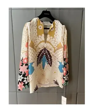 Valentino Garavani Abstract Pattern Print Blouse