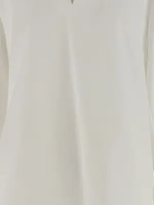 Valentino Garavani Embroidered-design Feather-trim Top