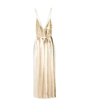 Valentino Garavani Plissé Cocktail Dress - Nude