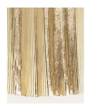 Valentino Garavani Two-tone Pleated Midi Skirt